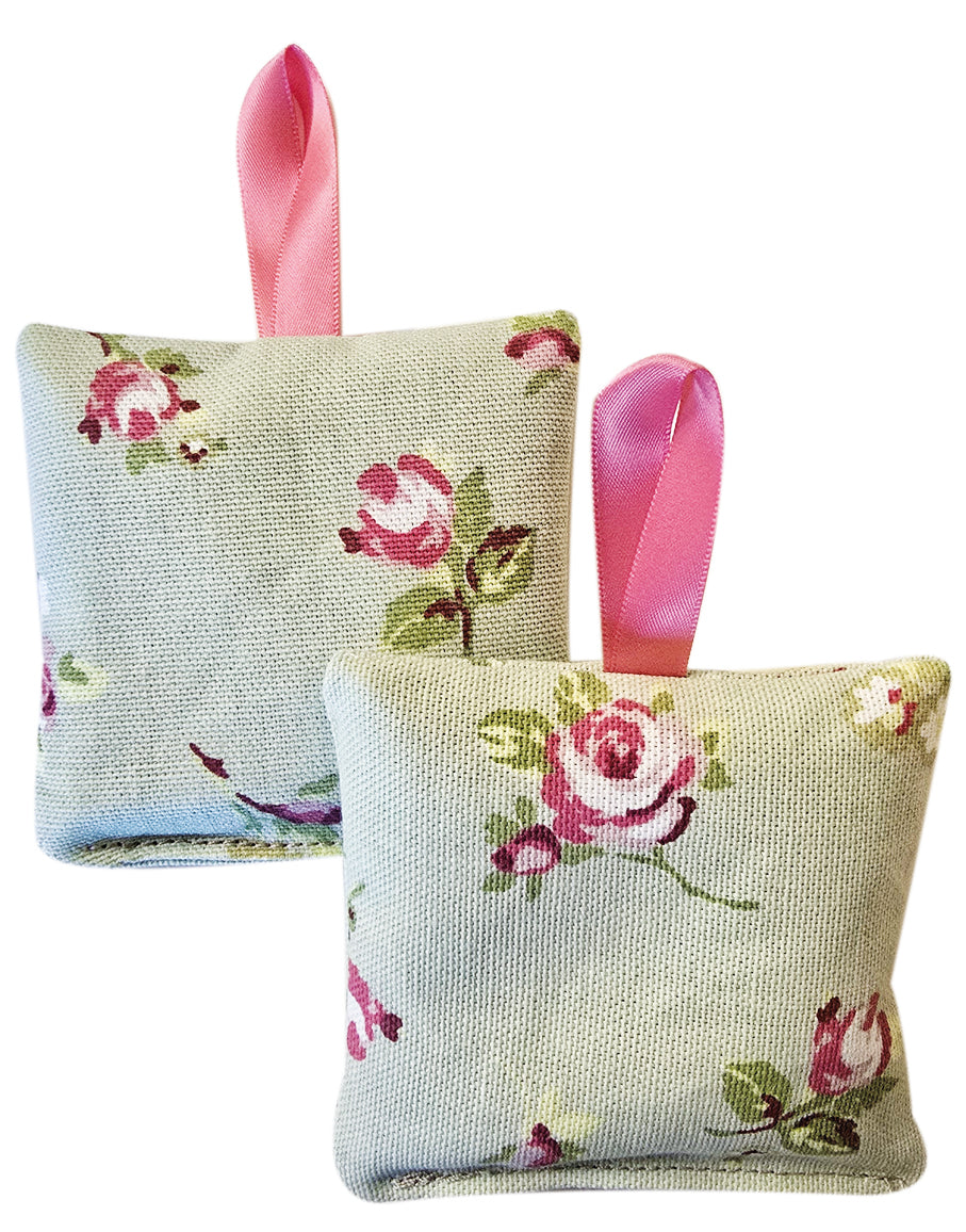 Hanging Lavender Sachet - Rosebud Sage