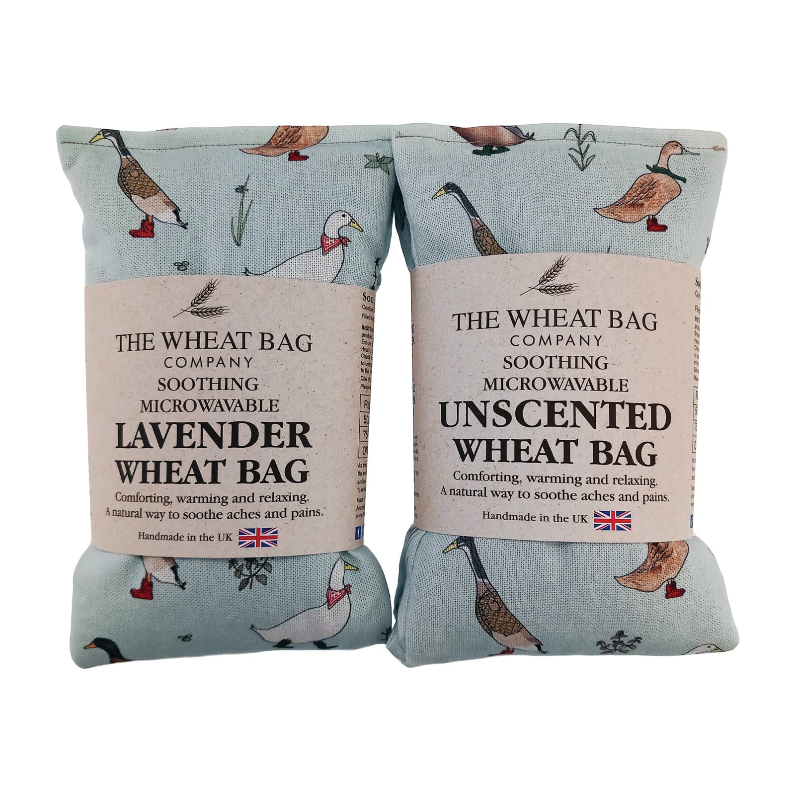Alfie Aqua Cotton Wheat Bag | 100% Wheat or Lavender filled