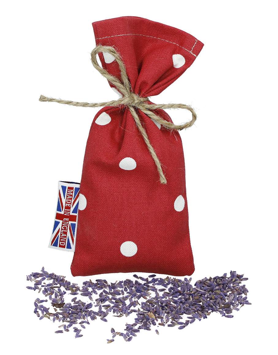 Lavender Sachet - Dotty Red